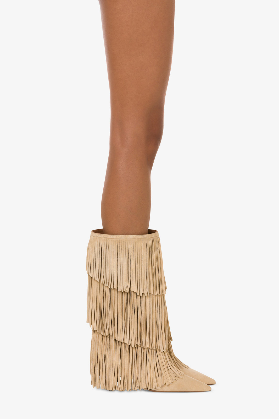 JESSIE MULTI FRINGE MID CALF BOOT 75 – Paris Texas US