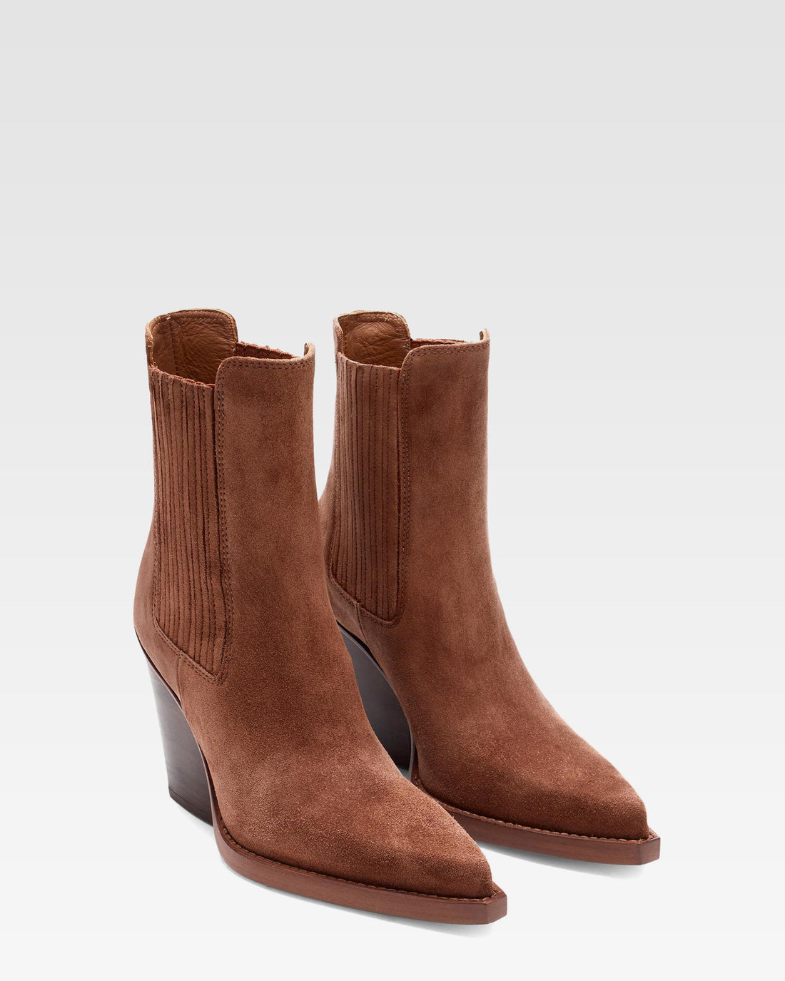 Canyon brown calf suede ankle boots - Paris Texas – Paris Texas US
