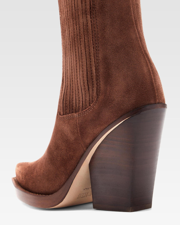Canyon brown calf suede ankle boots - Paris Texas – Paris Texas US